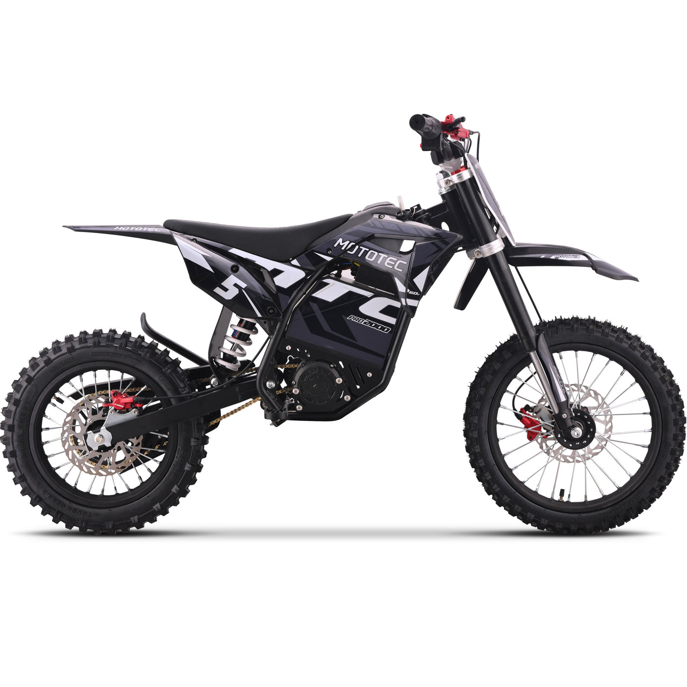 MotoTec 60V Pro 2000W Electric Dirt Bike | 40 MPH Lithium E-Dirt Bike ...