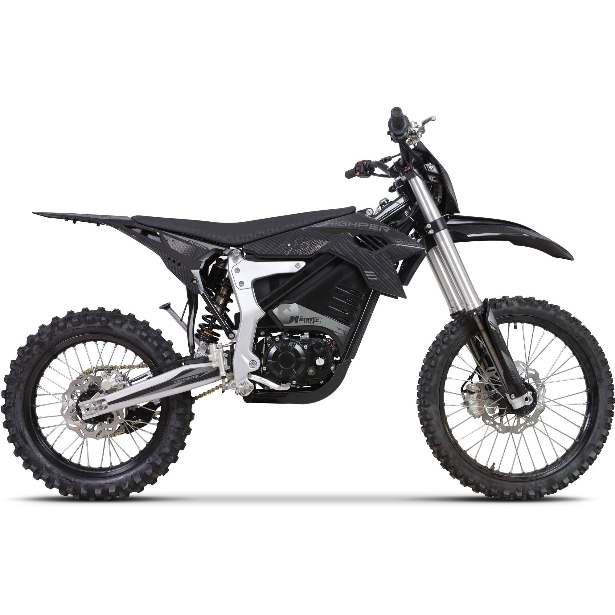 MotoTec Venom 72V 12,000W Electric Dirt Bike | 77 MPH Racing E-Moto ...