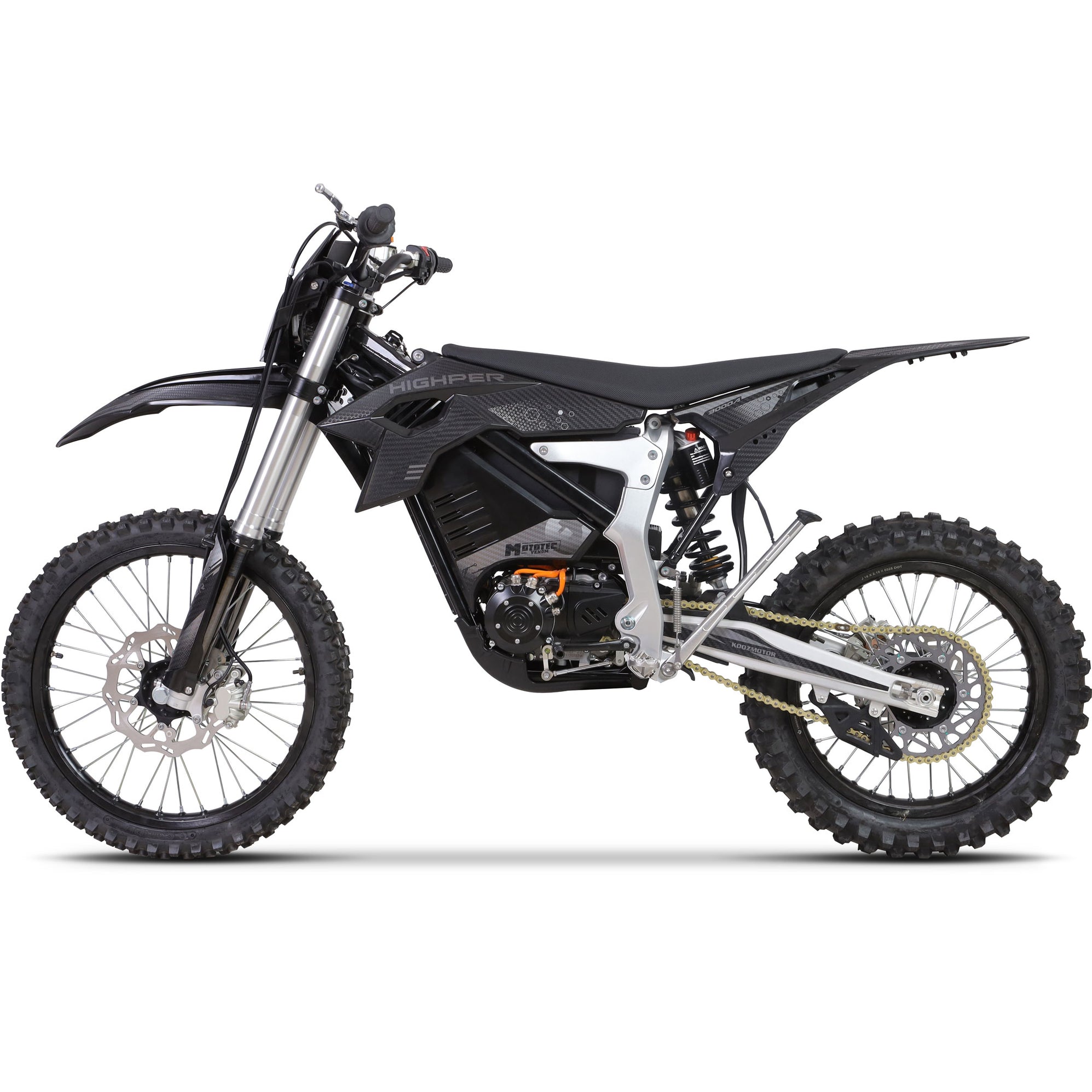 MotoTec Venom 72V 12,000W Electric Dirt Bike | 77 MPH Racing E-Moto ...