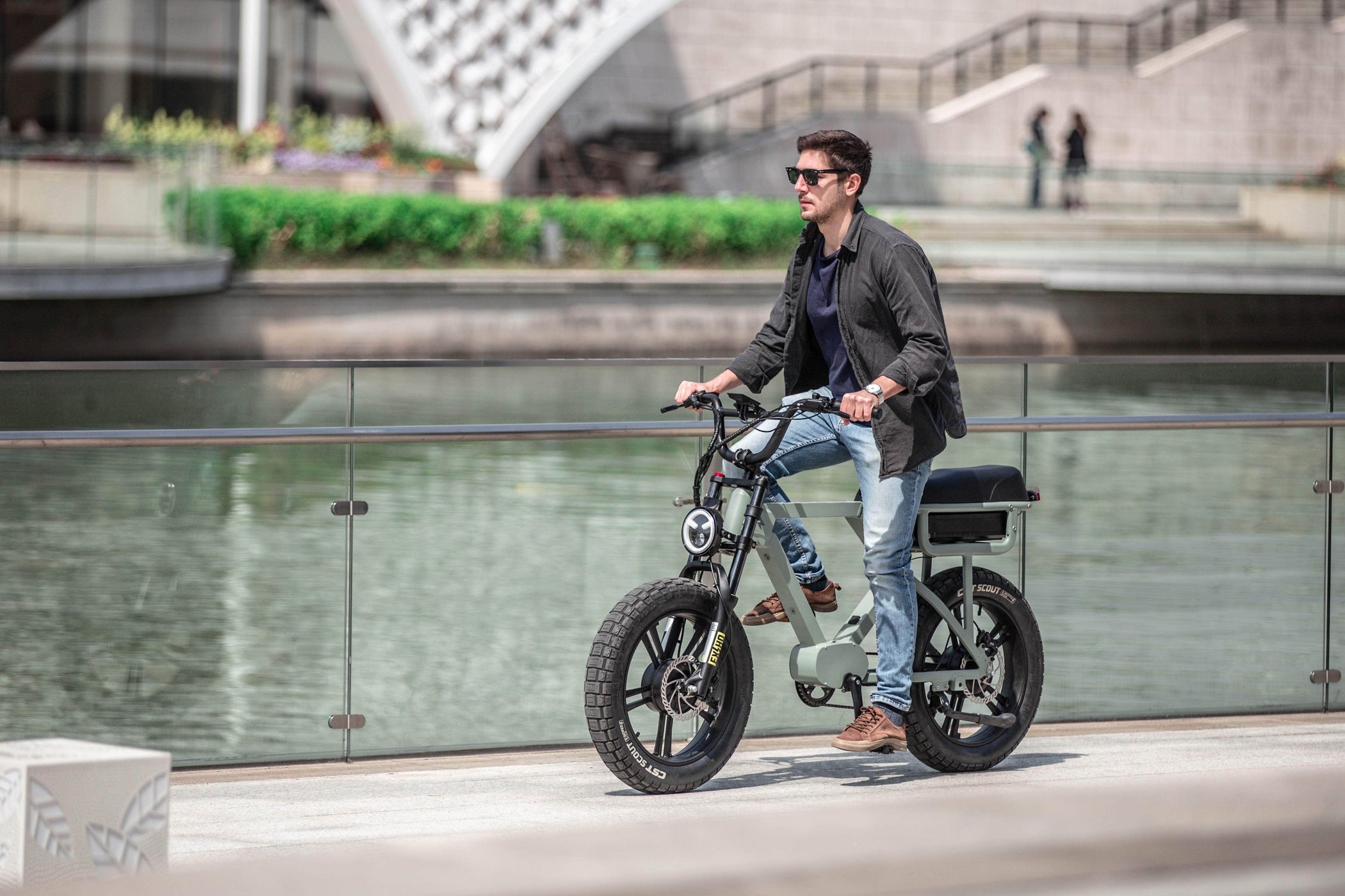 EUNORAU FLASH Electric Bike - 52V 16Ah 750-1000W, Full Suspension, Ran — Urban Bikes Direct