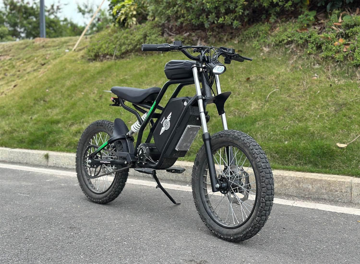 Freego Nova 3 Mid-Drive All-Terrain Electric Bicycle - 60V, 25Ah, 3000 ...