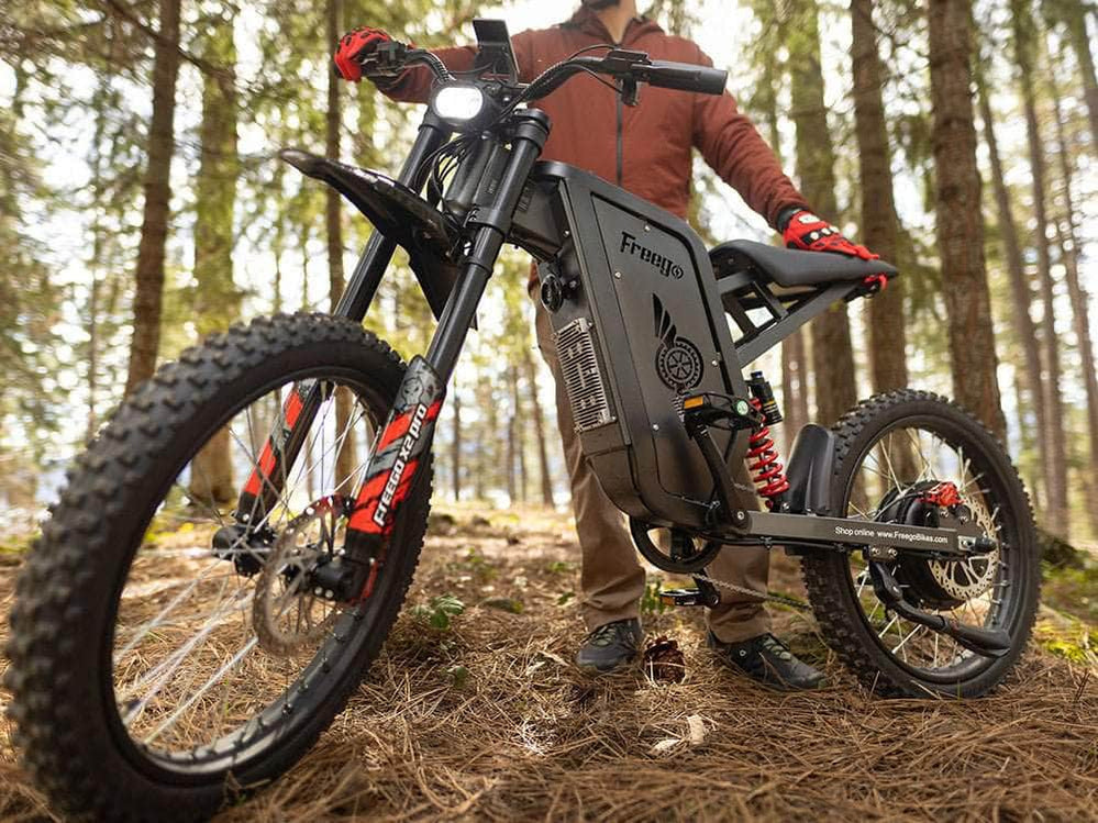 Freego X2 Pro All-Terrain Electric Dirt Bike - 60V, 30Ah, 3000W, full ...