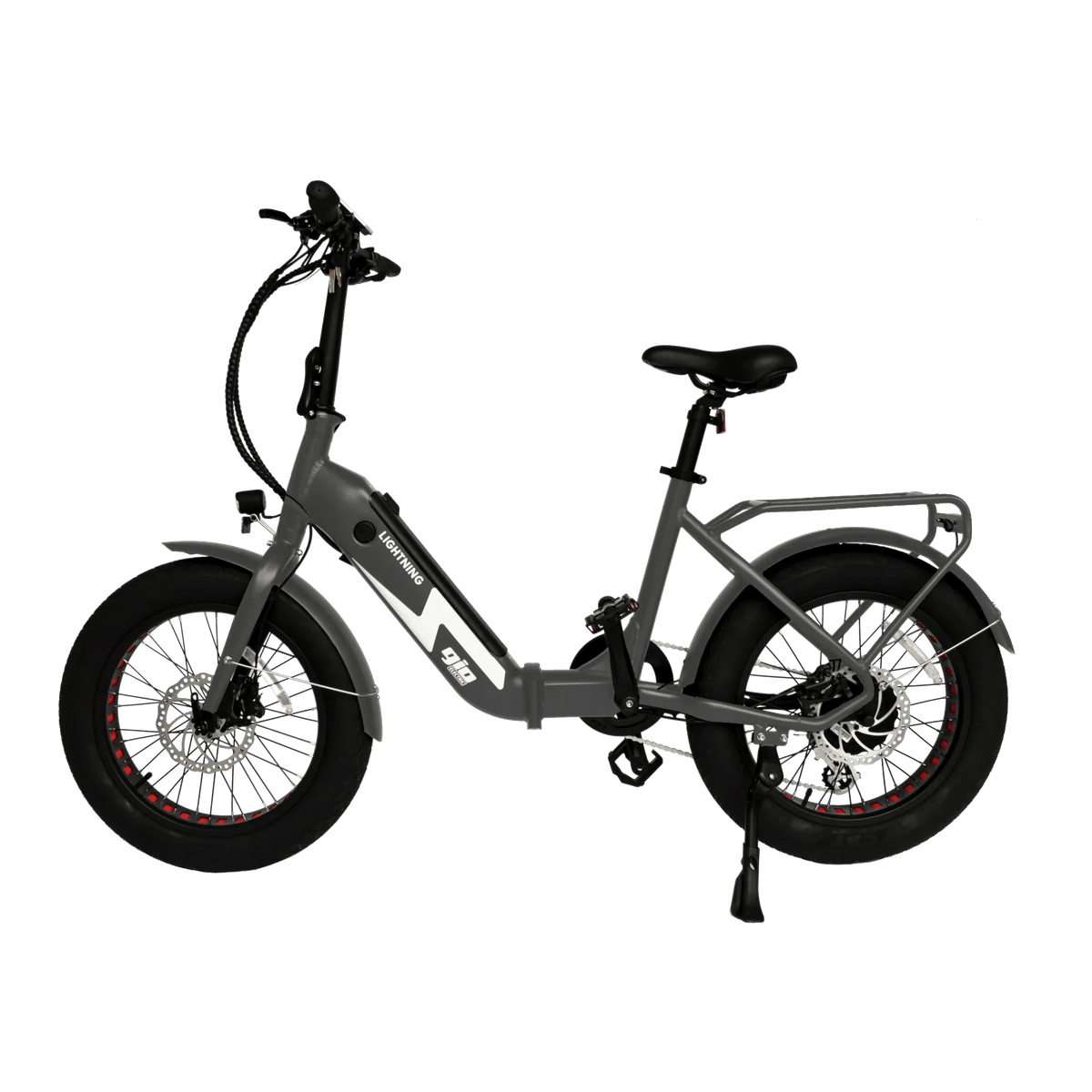 GIO LIGHTNING FOLDING ELECTRIC BIKE WITH FAT TIRES 48V 12Ah 500W, top ...