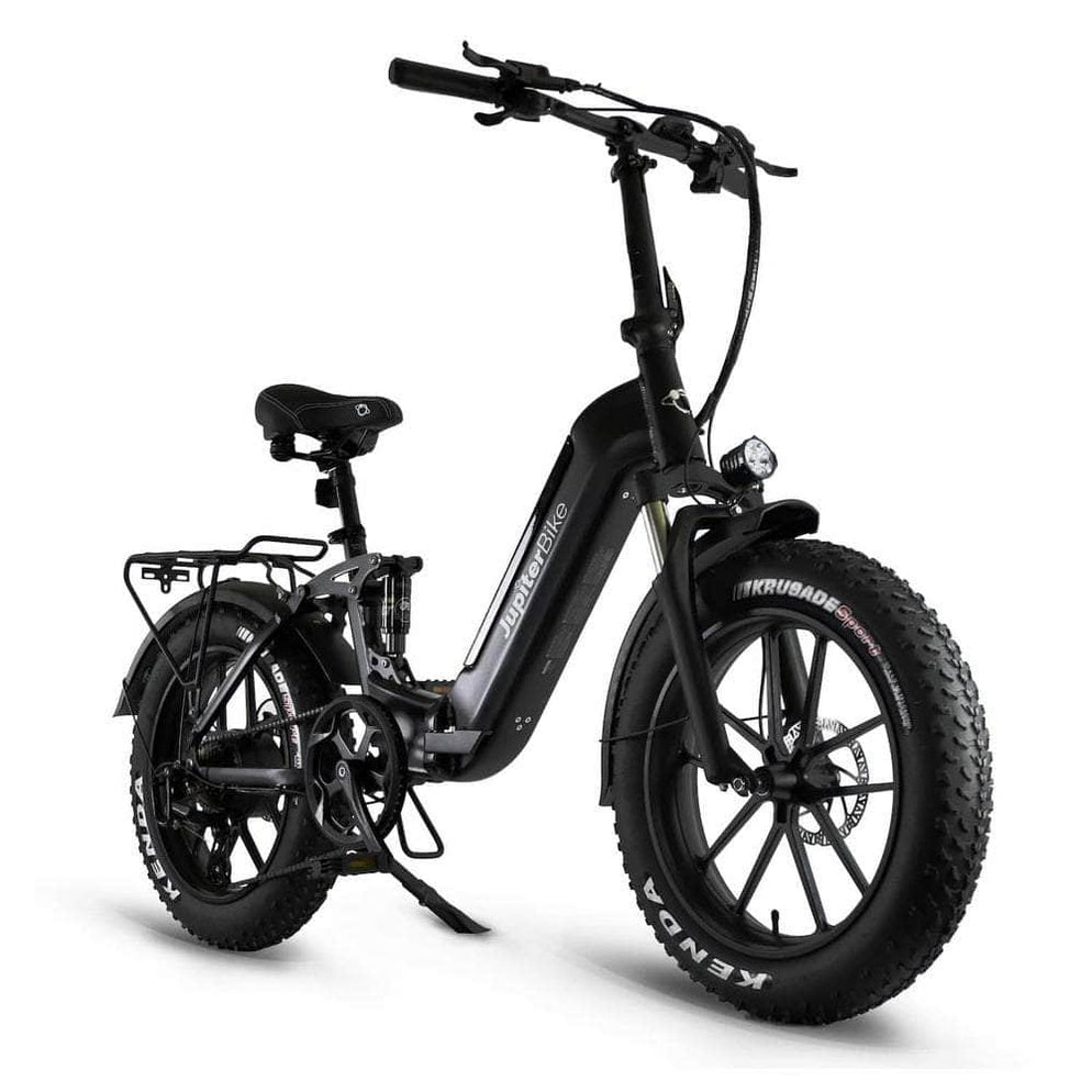 Jupiter Defiant ST Black Fat Tire Folding Electric Bike 750W, 48V, 13 ...