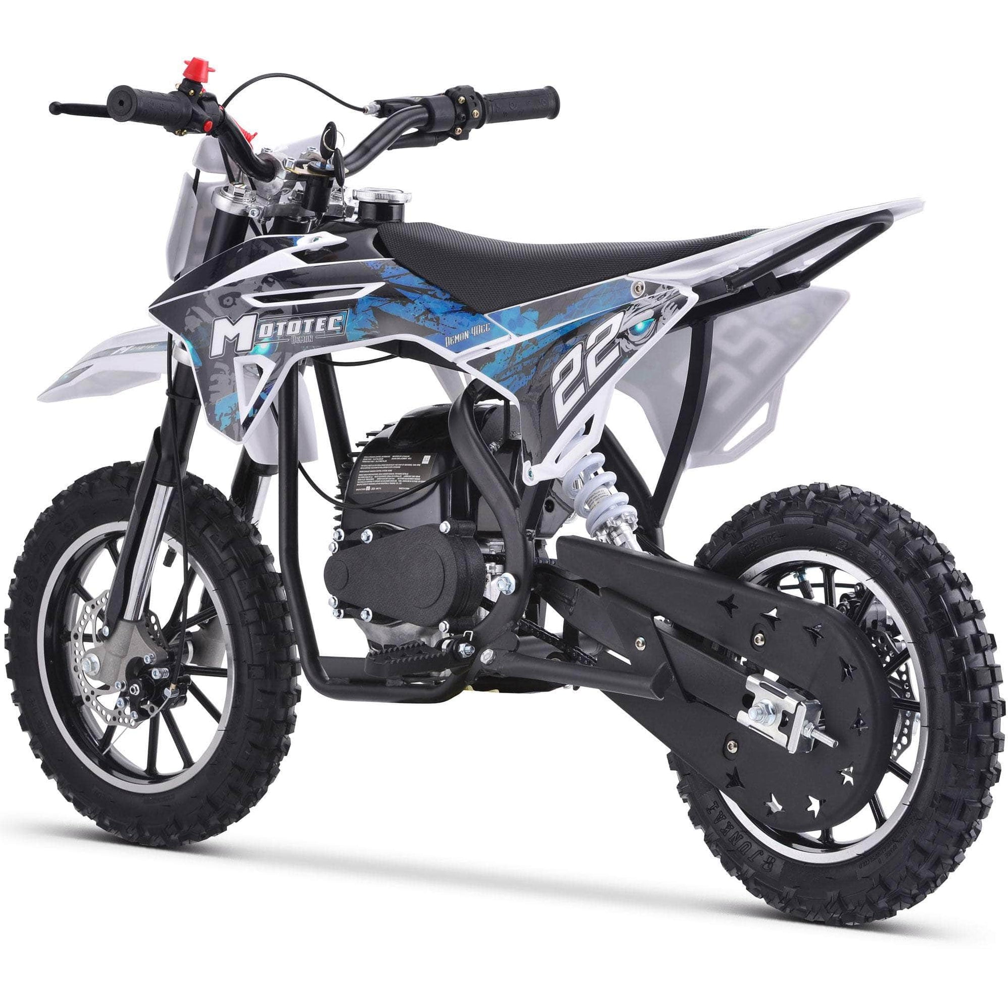 MotoTec Demon 40cc 4-Stroke Kids Gas Dirt Bike — Urban Bikes Direct