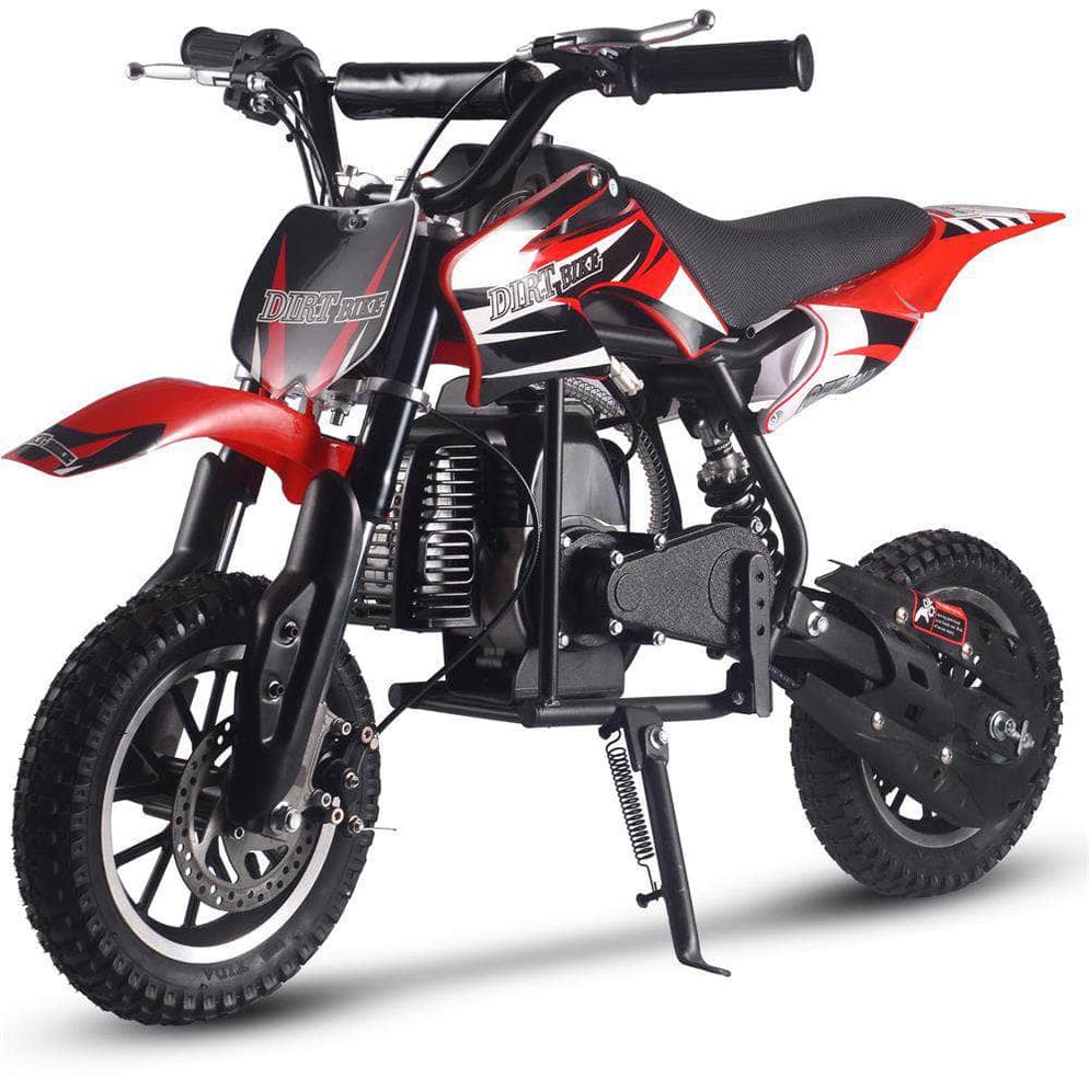 MotoTec Alien 50cc 2-Stroke Kids Gas Dirt Bike | 25 MPH Starter Bike ...
