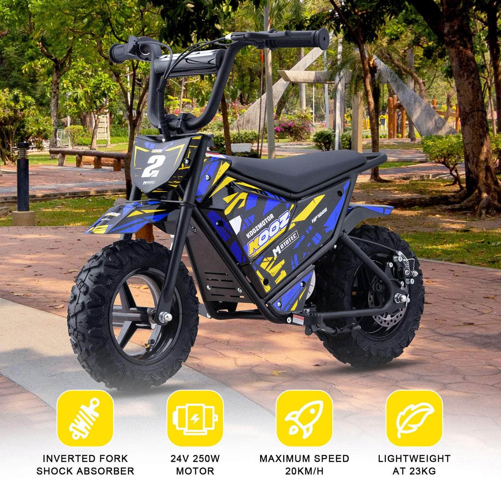 MotoTec HP120E Electric Mini Bike | 24V 250W Starter Bike for Kids ...
