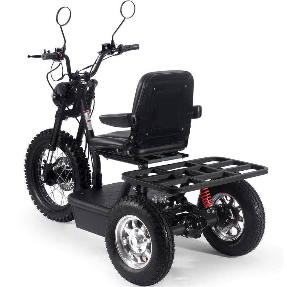 MotoTec 60V 1800W Electric Powered Trike | High-Torque Transporter ...