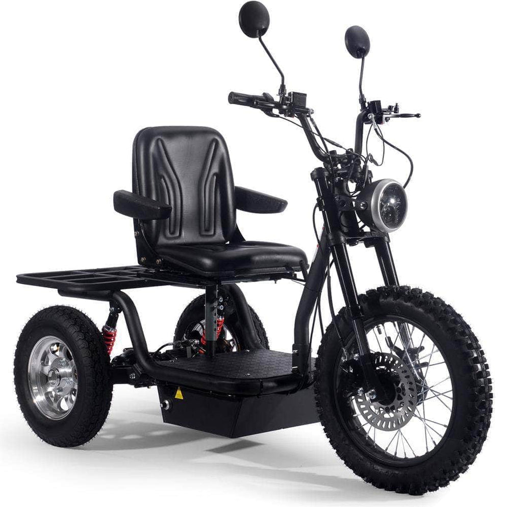 MotoTec 60V 1800W Electric Powered Trike | High-Torque Transporter ...