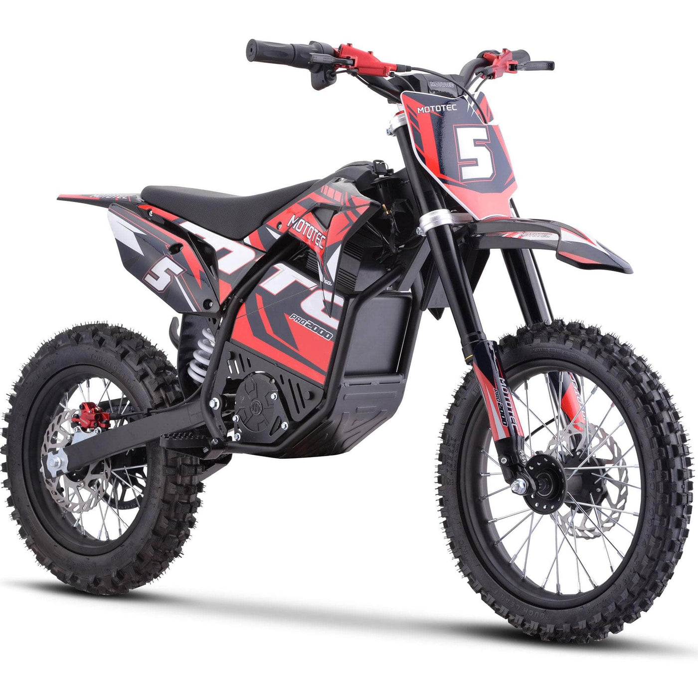 MotoTec 60V Pro 2000W Electric Dirt Bike | 40 MPH Lithium E-Dirt Bike ...