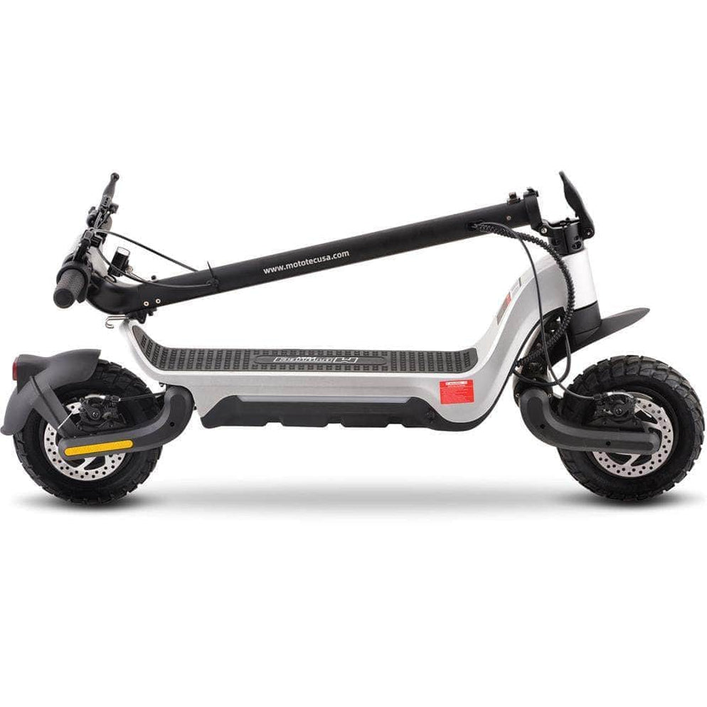 MotoTec Fury 1000w 48v Electric Scooter with Dual Hub Motors and Dual ...