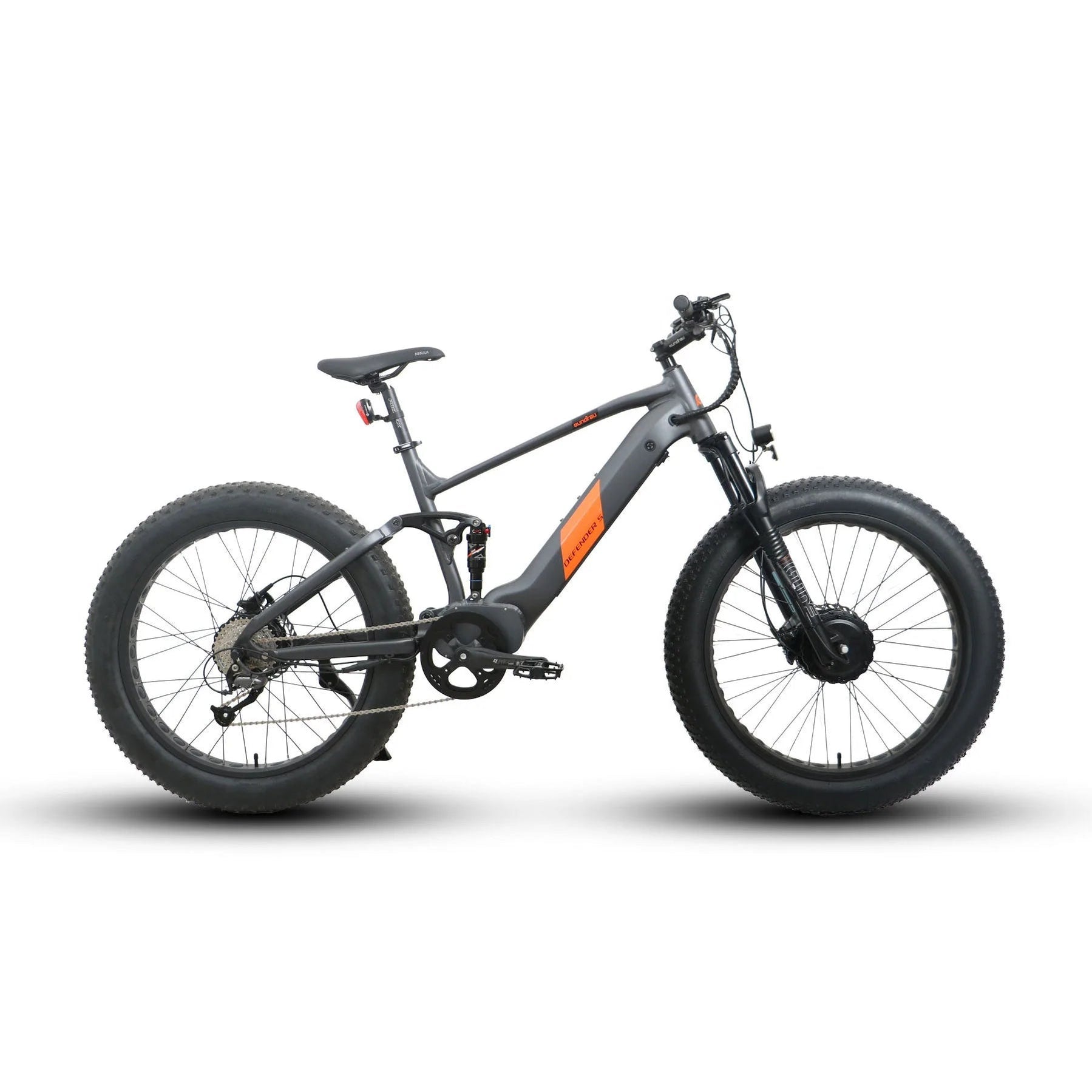 Eunorau DEFENDER-S AWD Electric Bike | Dual 750W Motors | Full ...
