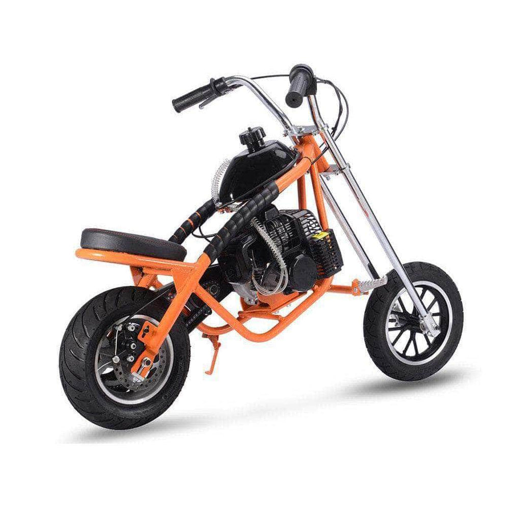 MotoTec 49cc Gas Mini Chopper | Kids 2-Stroke Custom Cruiser — Urban ...