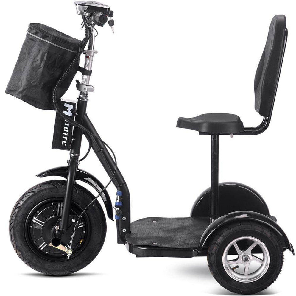 MotoTec 48V 1000W Electric Trike | Personal Transporter & Security ...