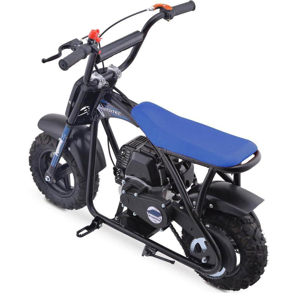MotoTec Bandit 52cc 2-Stroke Kids Gas Mini Bike - 100% Financing Avail ...