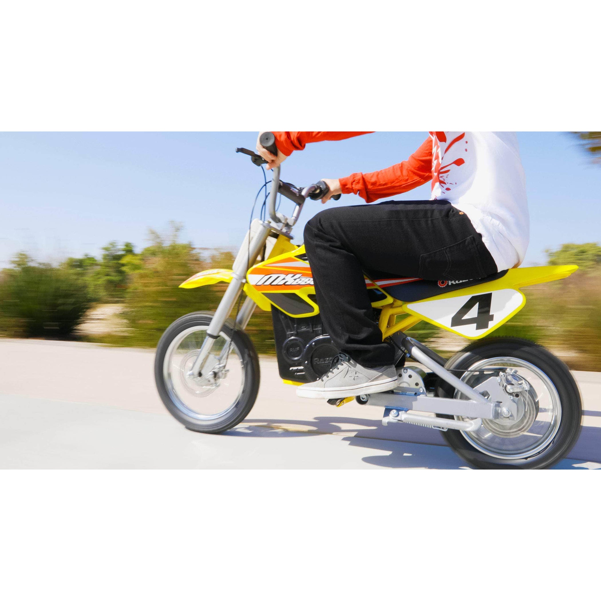 Razor MX650 Dirt Rocket Electric Dirt Bike - 36V 650W variable speed ...
