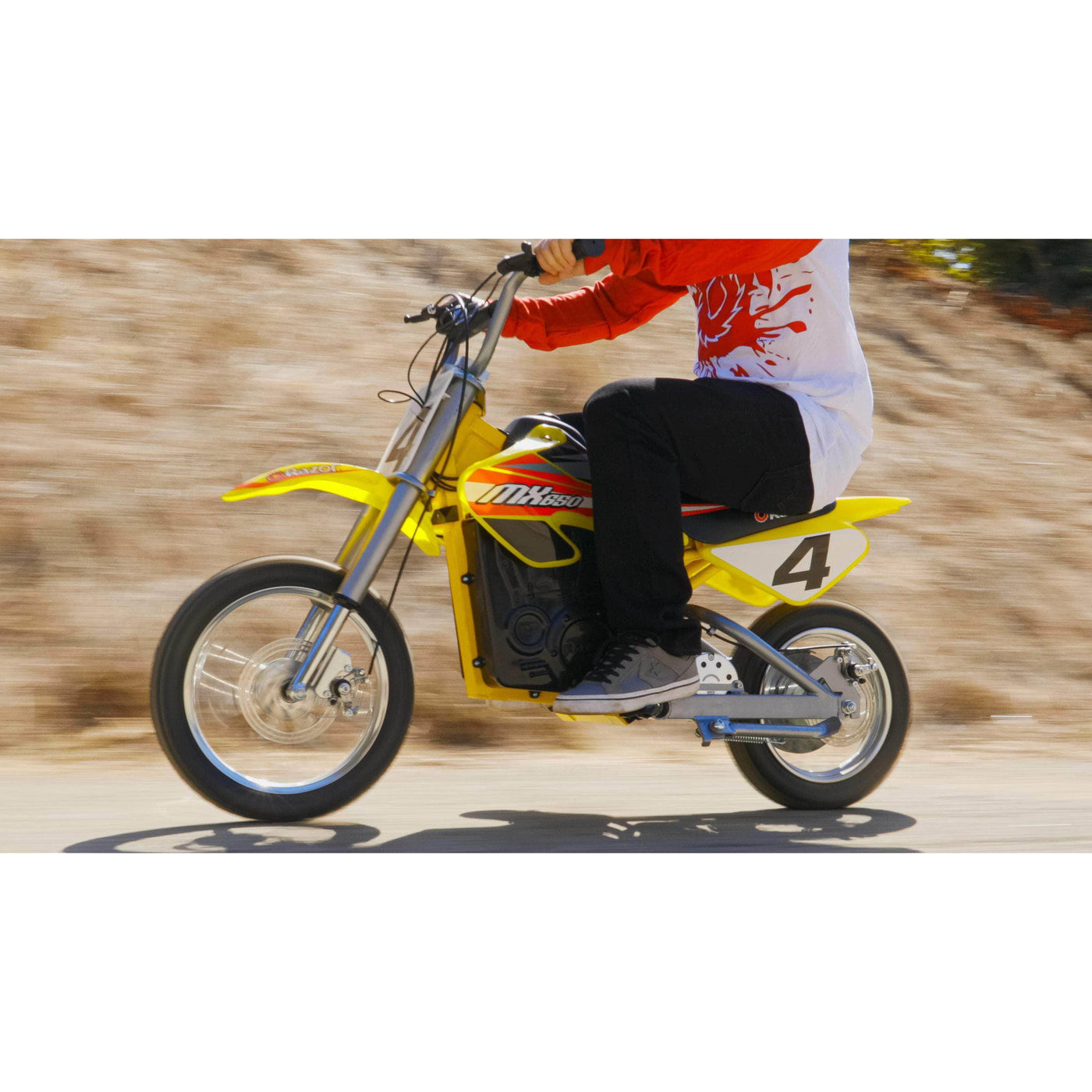 Razor MX650 Dirt Rocket Electric Dirt Bike - 36V 650W variable speed ...